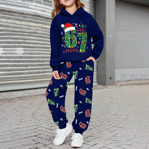 ASFGIMUJ Christmas 67 Shirts And Pants Outfit Set For Kids Six Seven ...