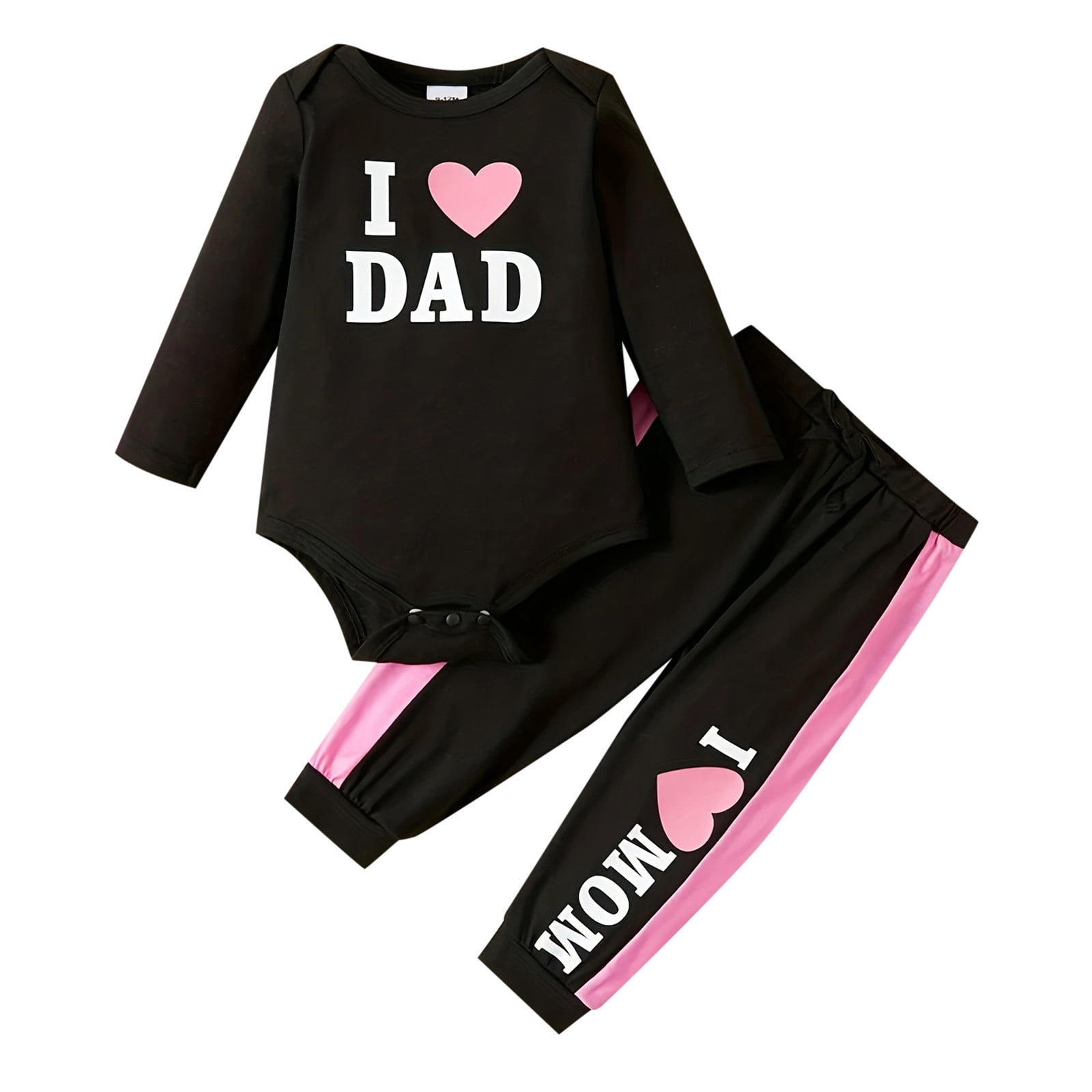 ASFGIMUJ Fall Outfits For Girls Two Pieces Clothes Long Sleeve Letter ...