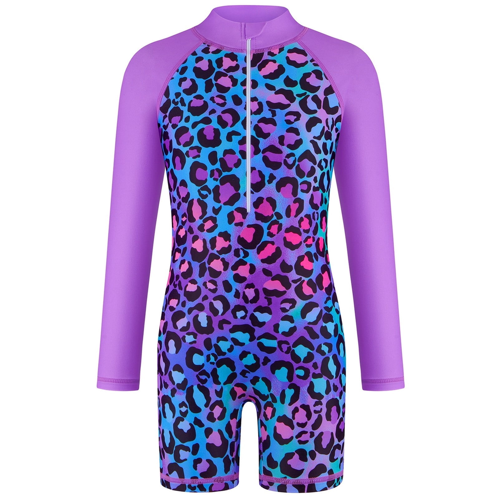 ASFGIMUJ Swimsuits For Girls Teens 1Pcs Long Sleeve Girls Bathing Upf ...