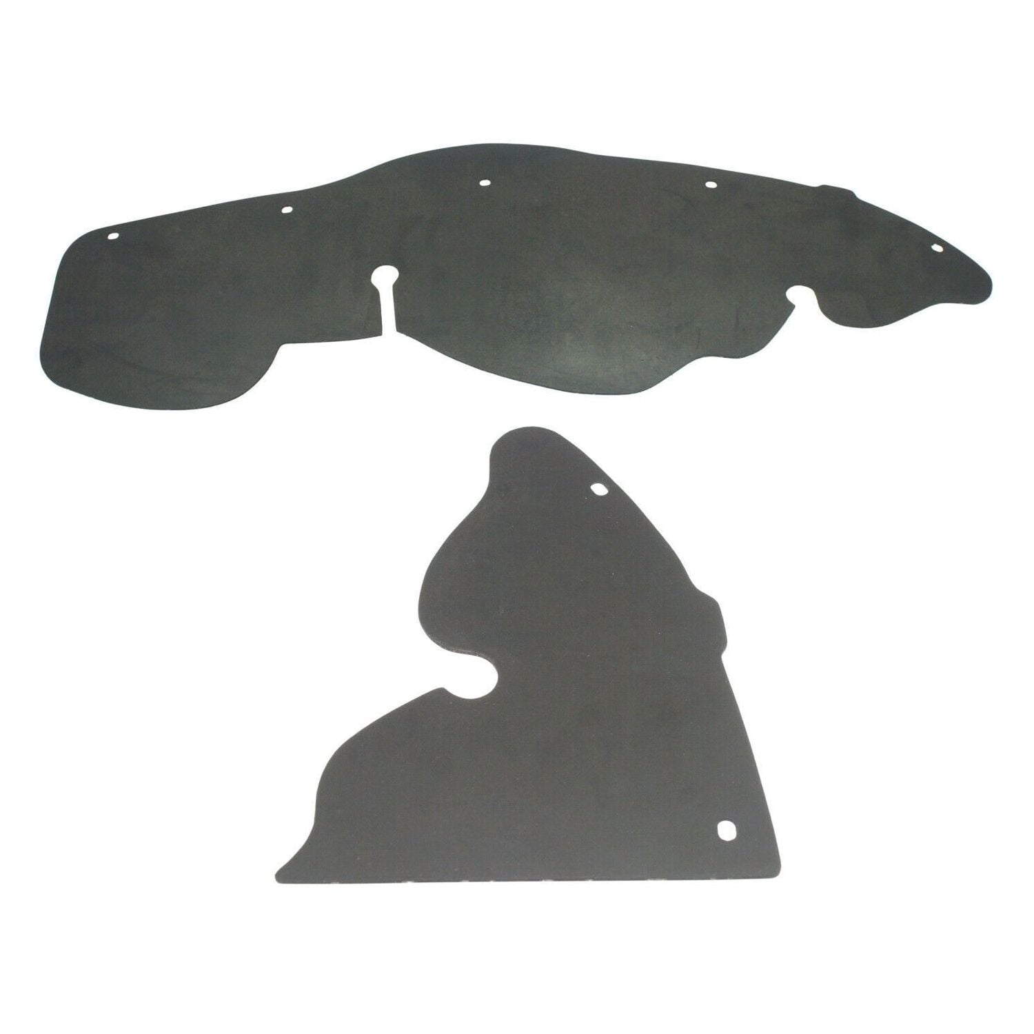 ASFIT-Autoparts Set of 2 Engine Shields Driver & Passenger Side LH for ...