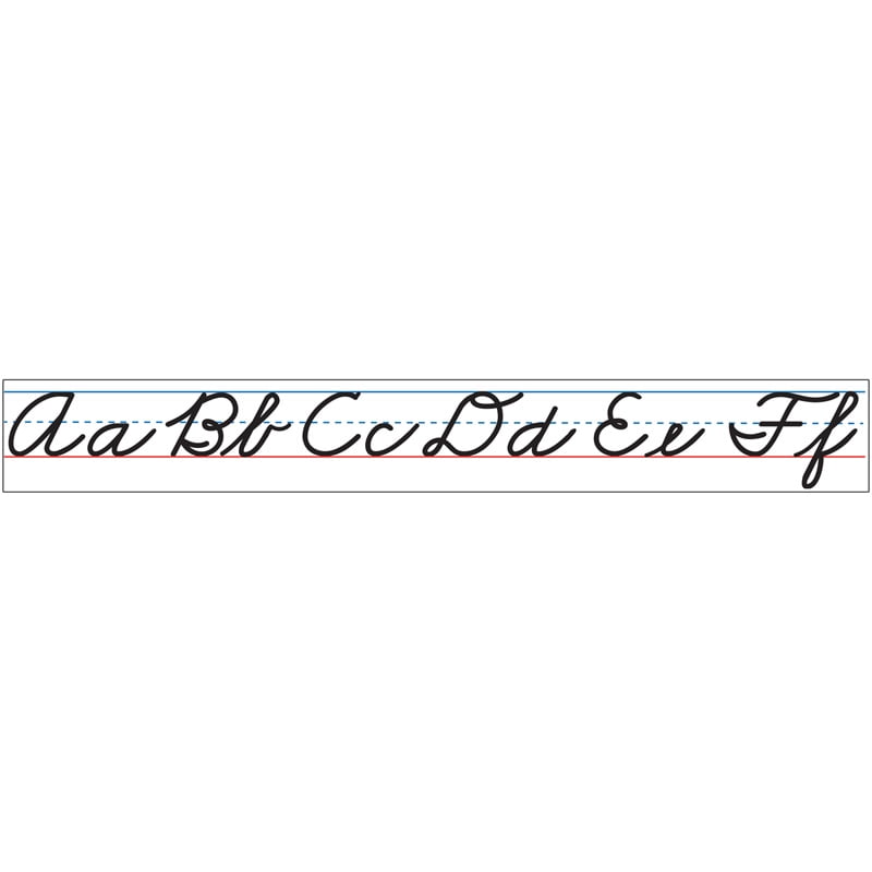 ASH11307 - Large Magnetic Cursive Alphabet Line, 10' by Ashley ...