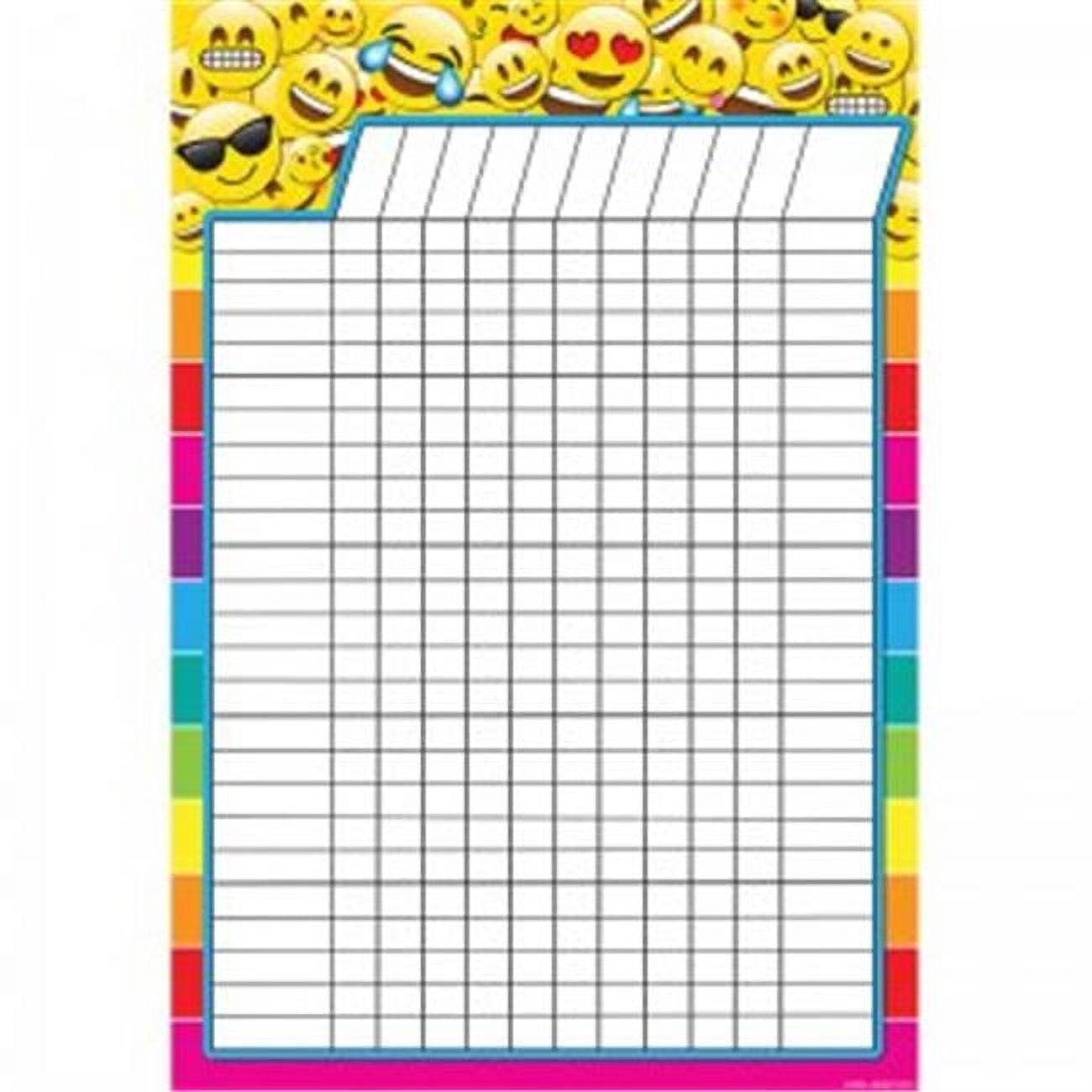 ASH91009 - Smart Poly Emoji Incentive Chart, Dry-Erase Surface, 13" x ...