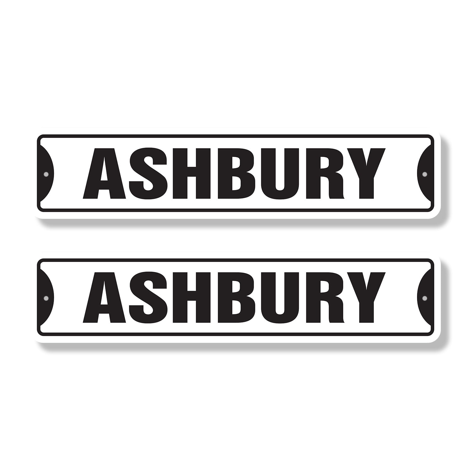 ASHBURY Classic Street Sign (2 Pack) san francisco Haight road SF Road ...