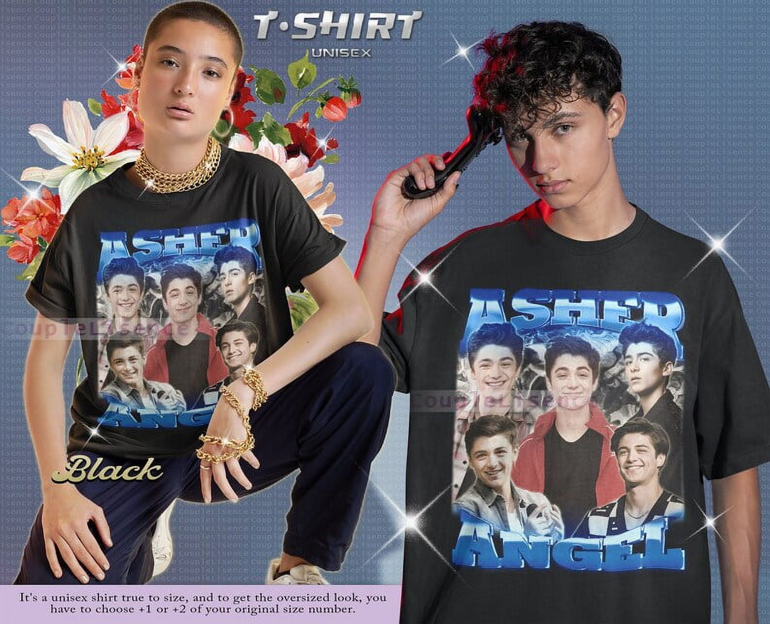 ASHER ANGEL Vintage Shirt | Asher Angel Homage Tshirt | Asher Angel Fan ...
