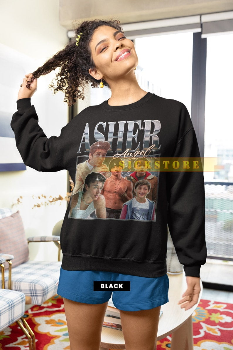 ASHER ANGEL Vintage Sweatshirt, Asher Angel Homage Sweater, Asher Angel Fan, Asher Angel Retro ...
