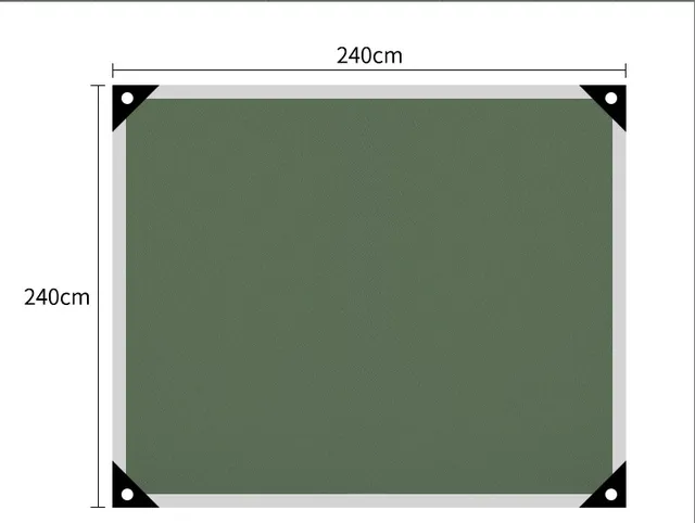 ASHJ Outdoor Moistureproof Floor Camping Mat Supplies Thick Picnic ...