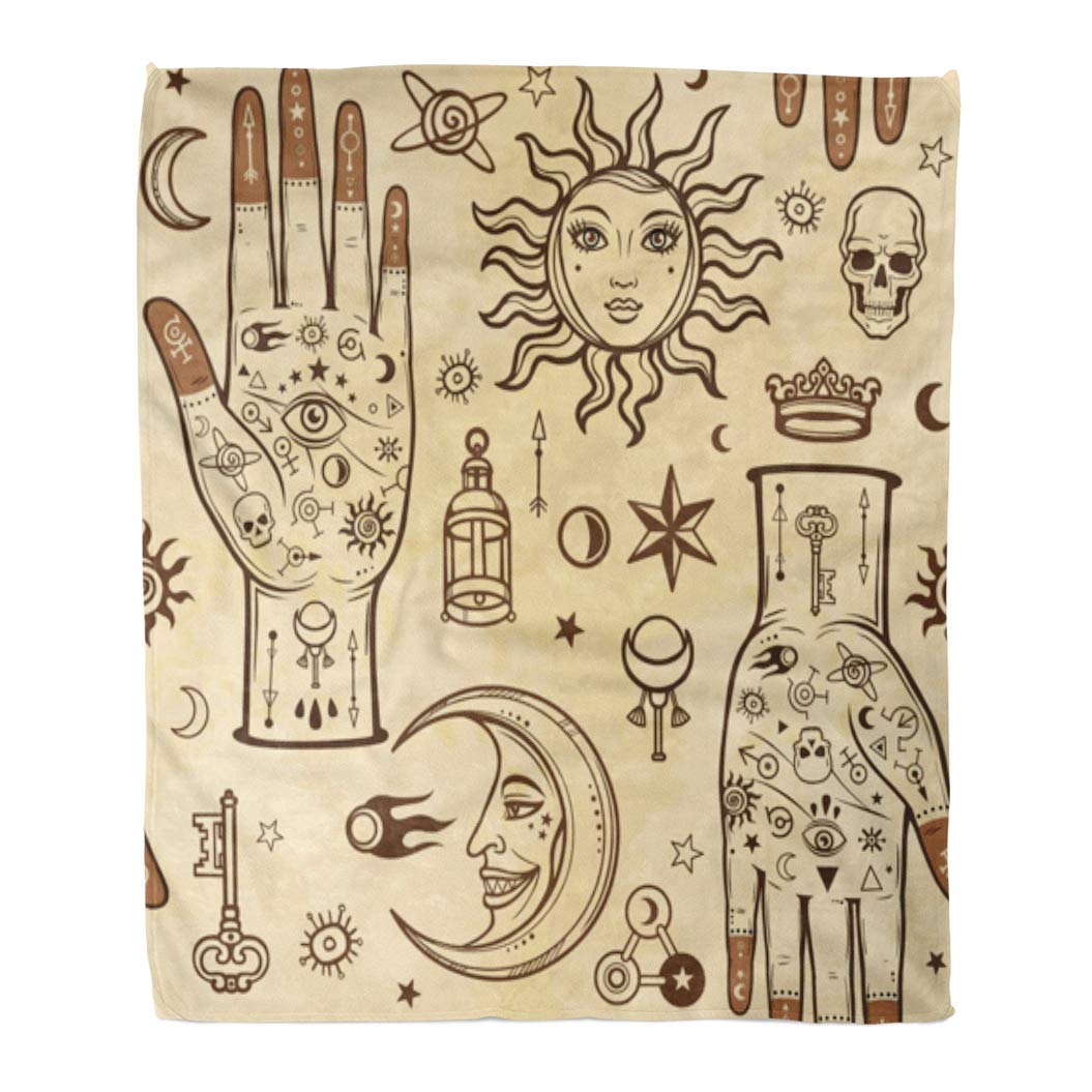 ASHLEIGH 58x80 inch Super Soft Throw Blanket Color Human Hands in ...