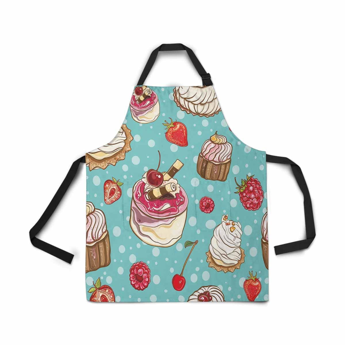 ASHLEIGH Adjustable Bib Apron for Women Men Girls Chef with Pockets ...