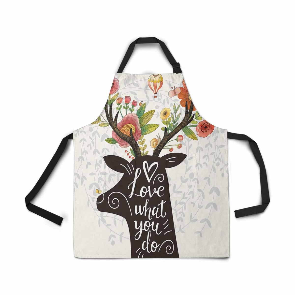 ASHLEIGH Adjustable Bib Apron for Women Men Girls Chef with Pockets ...