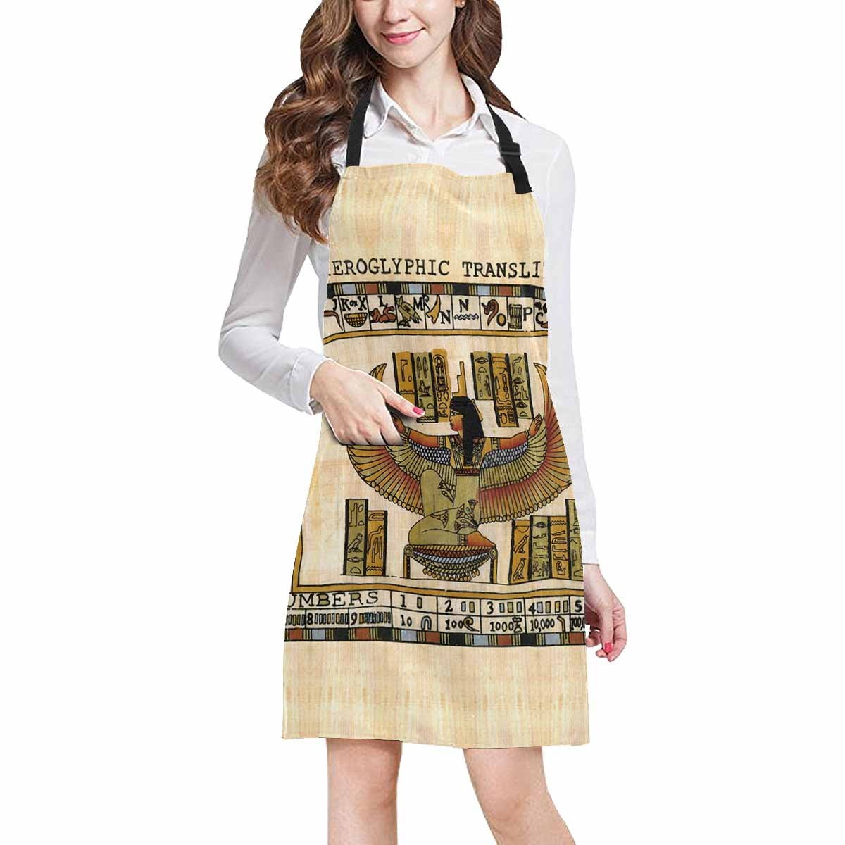 ASHLEIGH Ancient Egyptian Natural Papyrus with Goddess Adjustable Bib ...