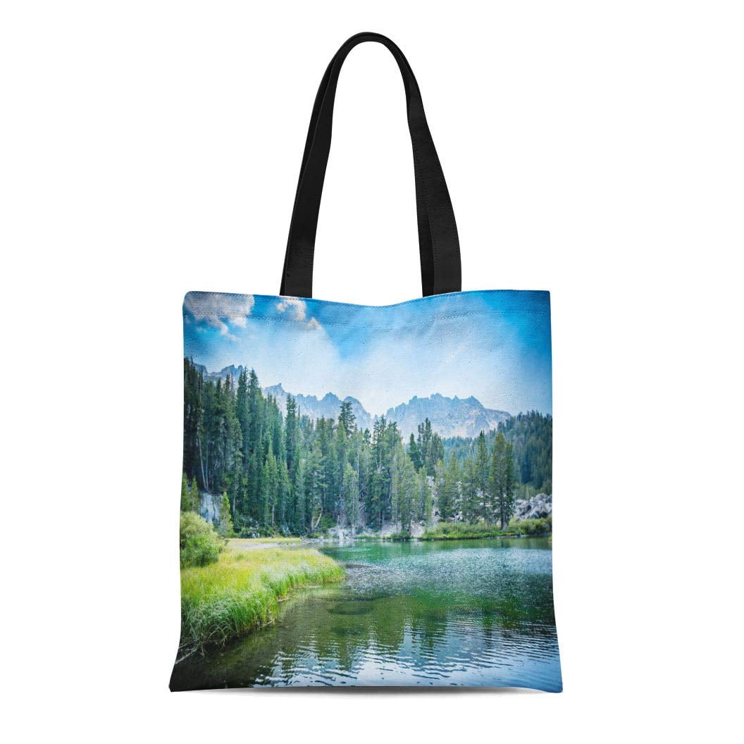 ASHLEIGH Canvas Bag Resuable Tote Grocery Shopping Bags California ...