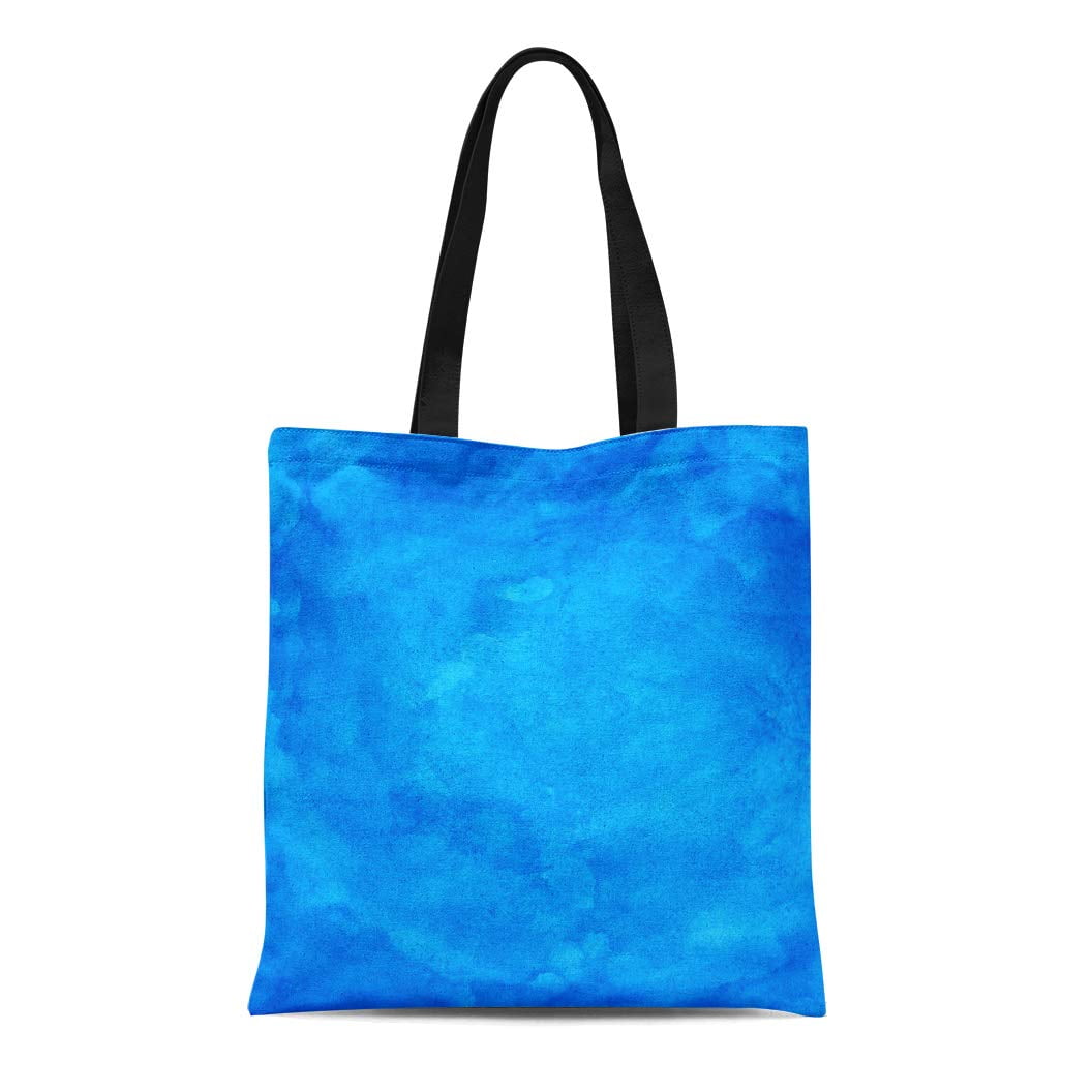 ASHLEIGH Canvas Bag Resuable Tote Grocery Shopping Bags Colorful Cobalt ...
