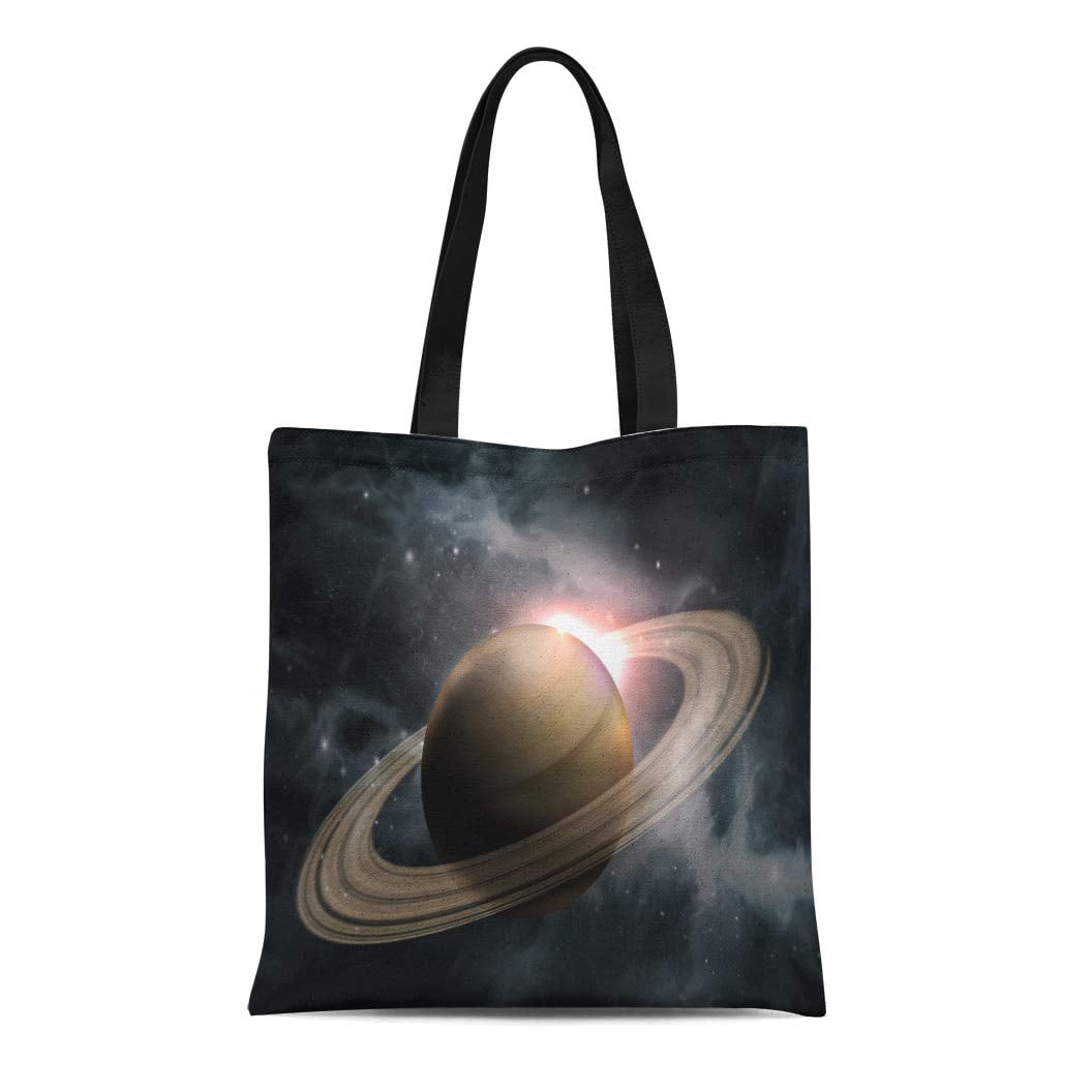 ASHLEIGH Canvas Bag Resuable Tote Grocery Shopping Bags Colorful Rings ...