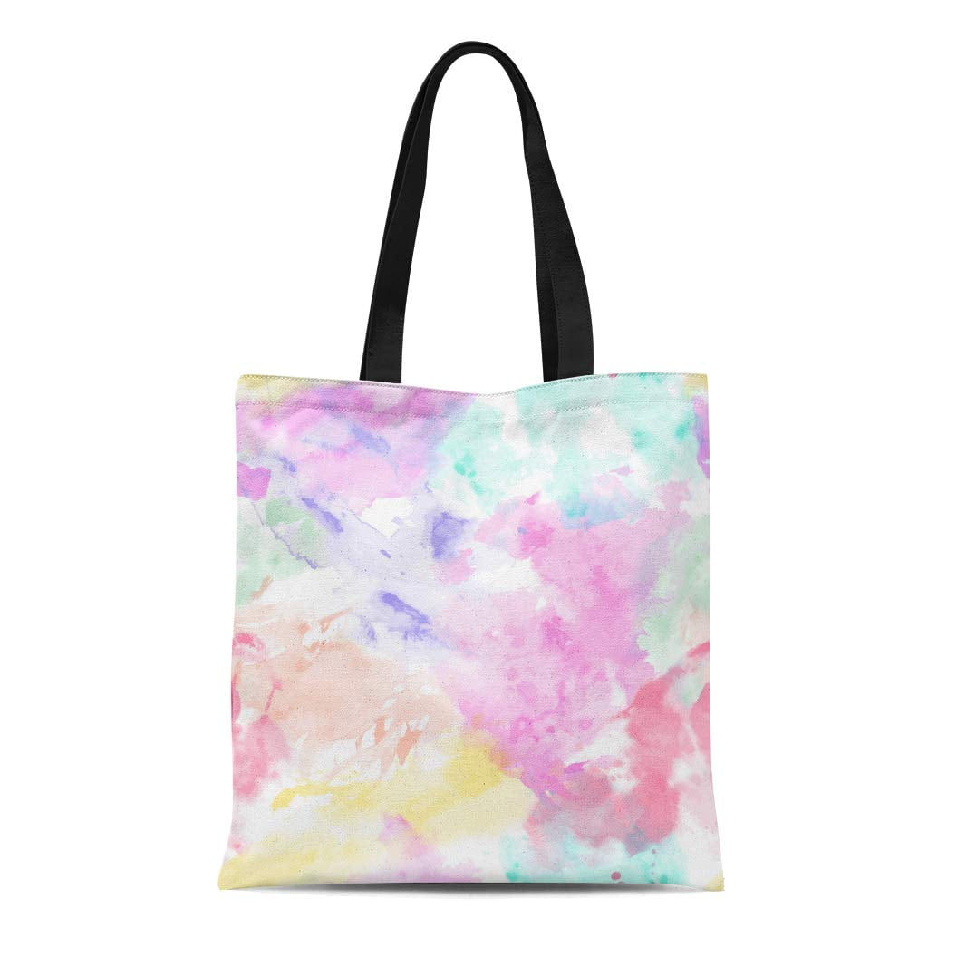 ASHLEIGH Canvas Bag Resuable Tote Grocery Shopping Bags Colorful ...