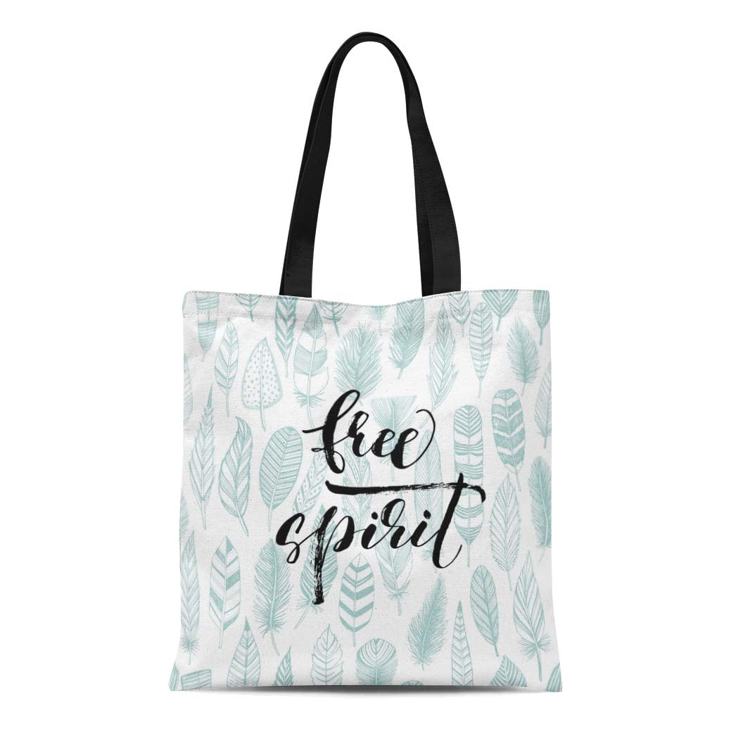 ASHLEIGH Canvas Bag Resuable Tote Grocery Shopping Bags Free Spirit ...