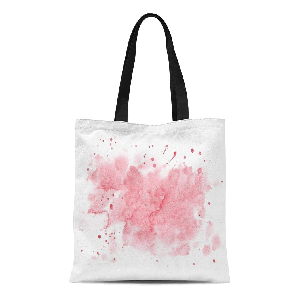 ASHLEIGH Canvas Bag Resuable Tote Grocery Shopping Bags Orange Splash ...