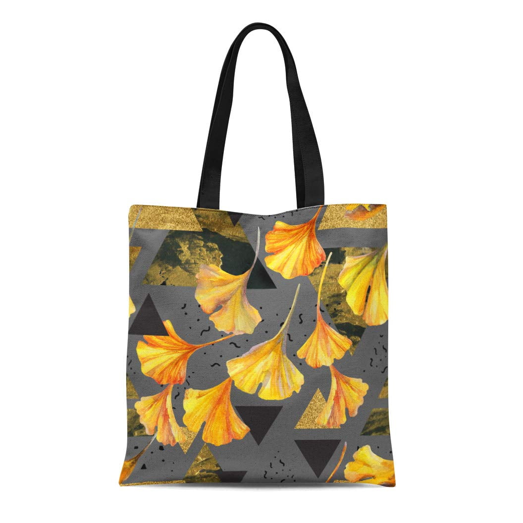 ASHLEIGH Canvas Tote Bag Abstract Watercolor in Autumn Colors Drawing ...