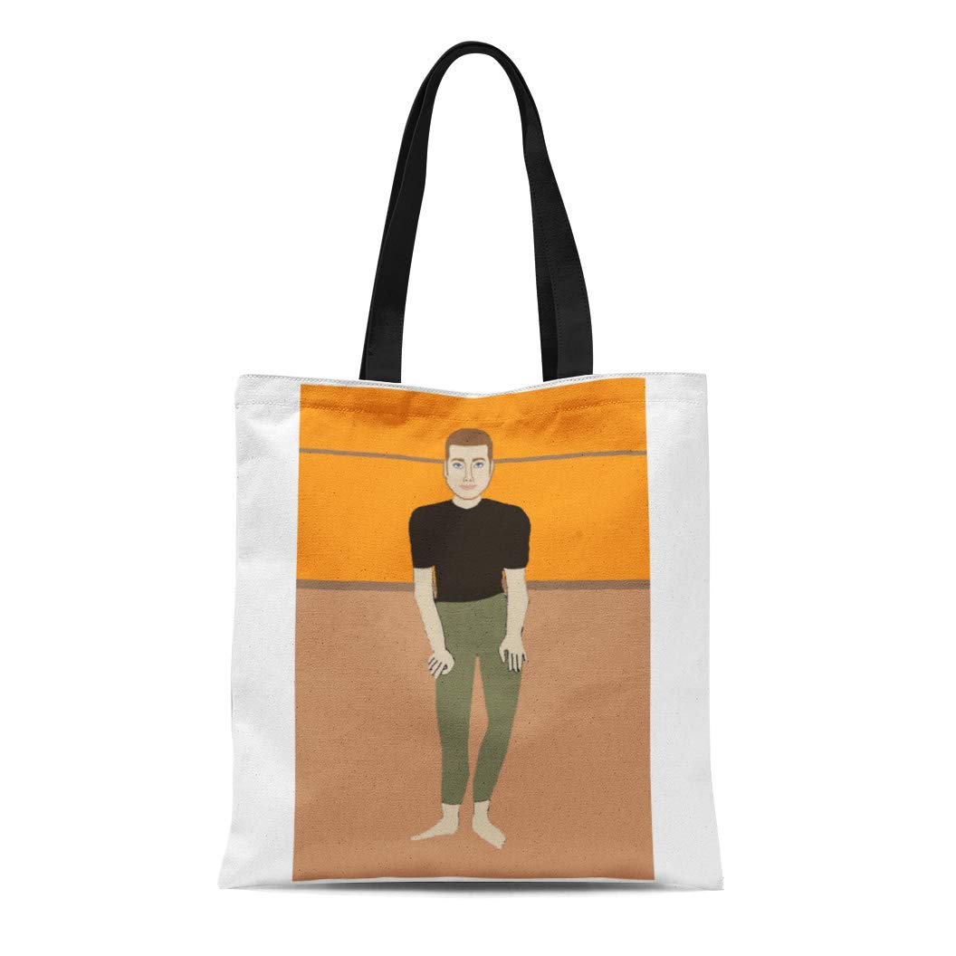 ASHLEIGH Canvas Tote Bag Dance Dancers Duck Artist Modern Contemporary ...