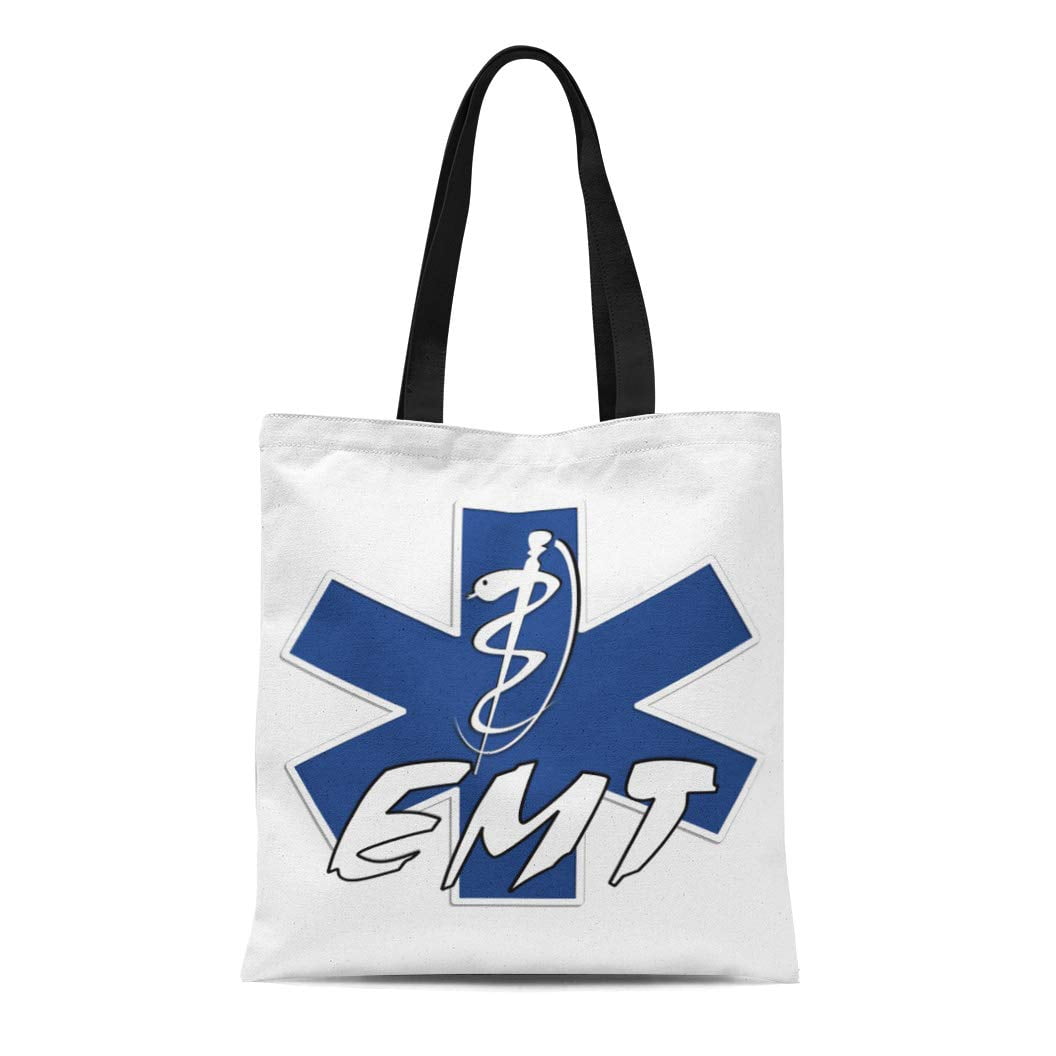ASHLEIGH Canvas Tote Bag Emt Ems Paramedics Firefighter Rescue Fire ...