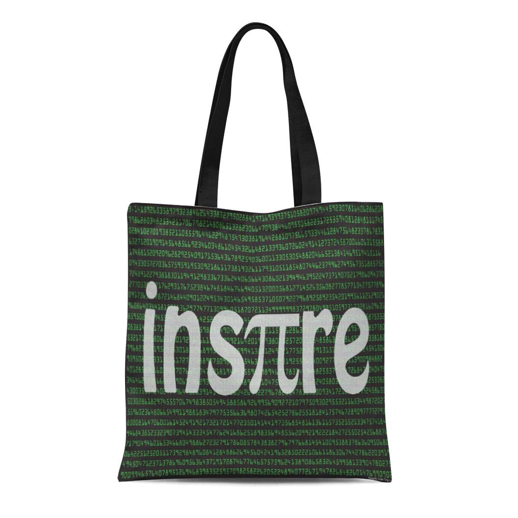 ASHLEIGH Canvas Tote Bag Math Inspire X Geometry Algebra Humor Riddle ...
