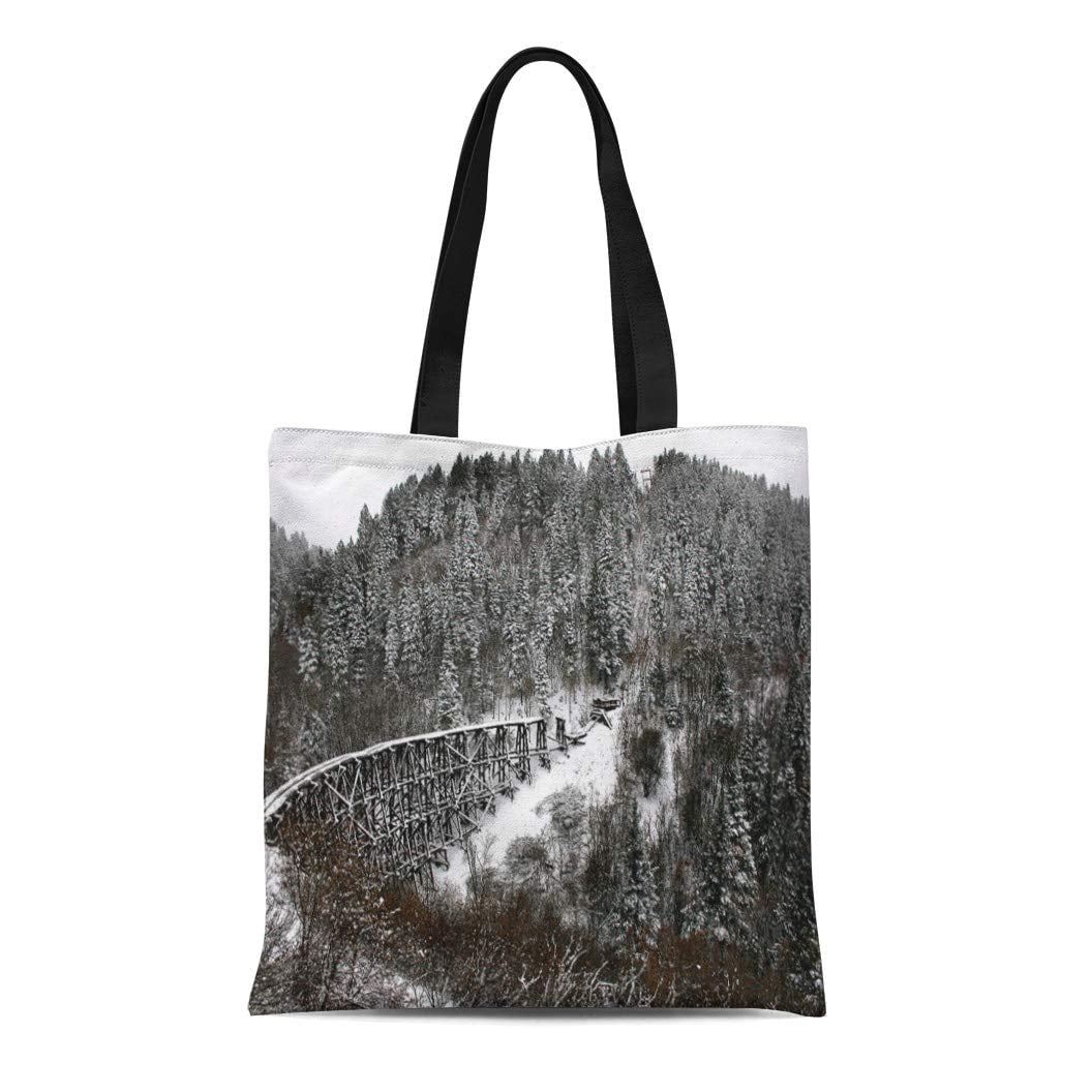 ASHLEIGH Canvas Tote Bag Railway Railroad Trestle Cloudcroft New Mexico ...