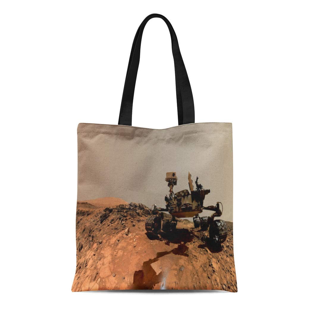 ASHLEIGH Canvas Tote Bag Space Mars Rover Curiosity Martian Photos ...