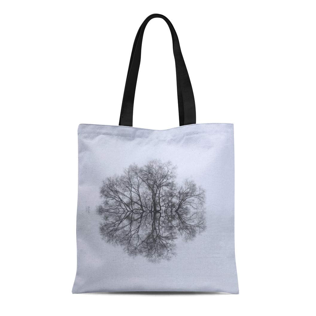 ASHLEIGH Canvas Tote Bag Trees Tree of Reflection Photography Abstract ...