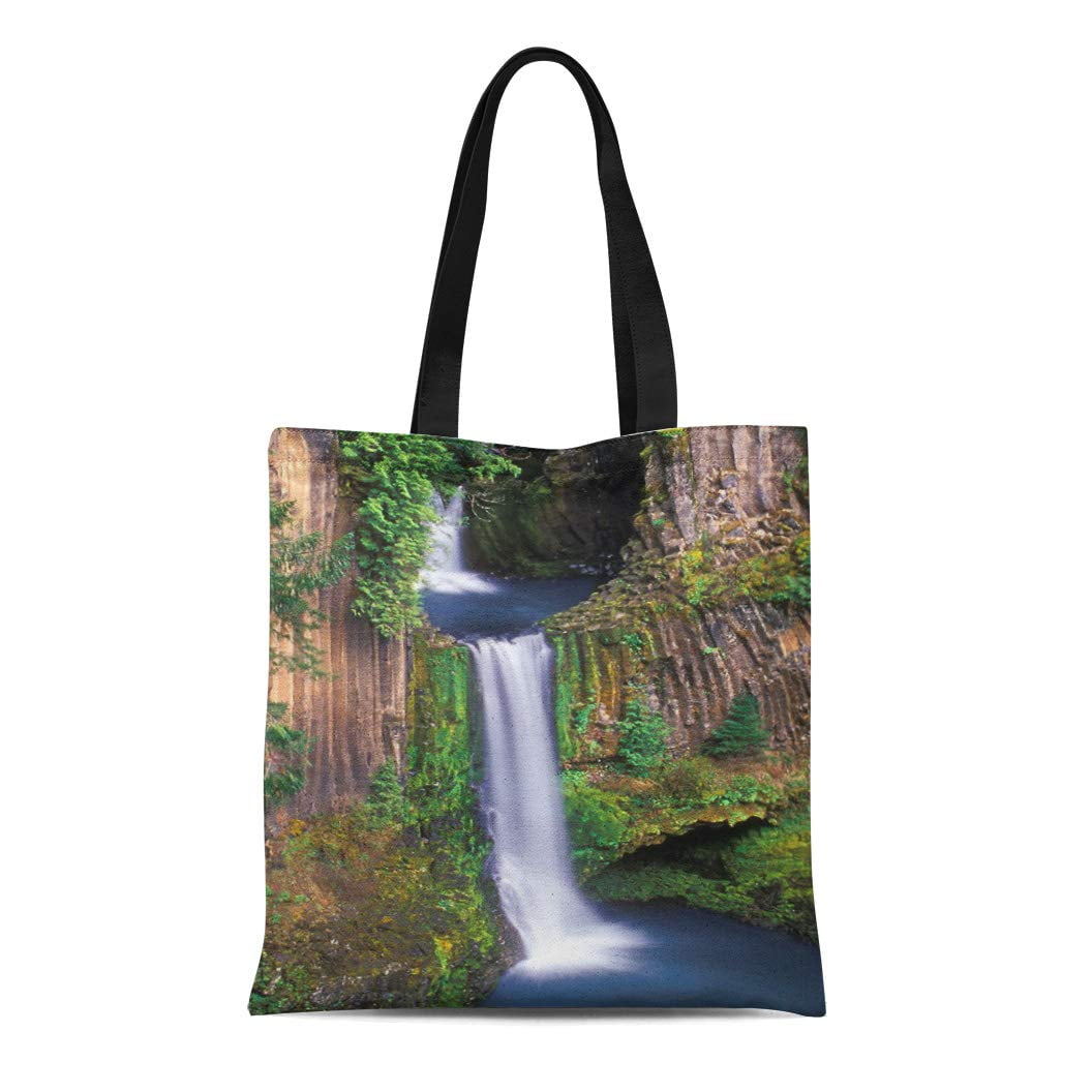 ASHLEIGH Canvas Tote Bag Waterfalls Toketee Falls Photographs River ...