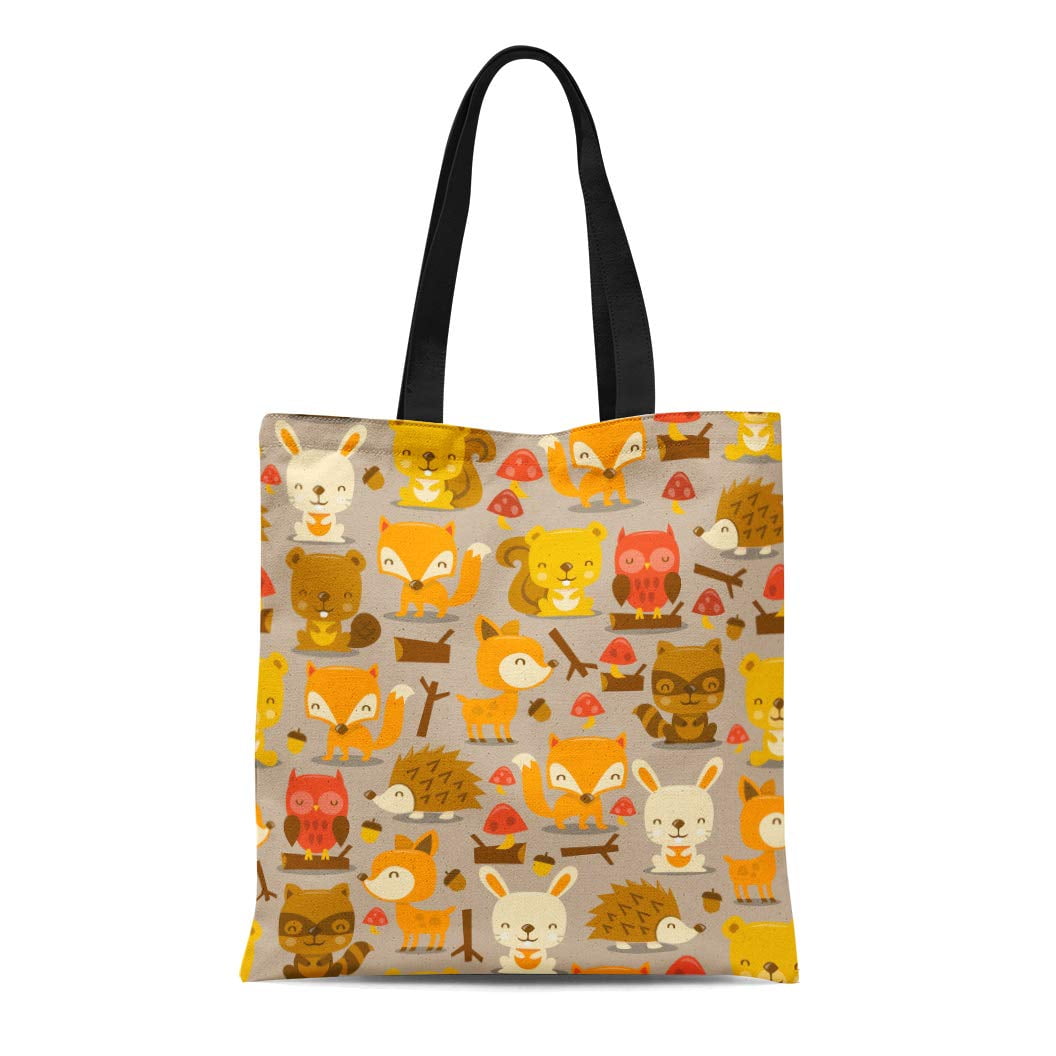 ASHLEIGH Canvas Bag Resuable Tote Grocery Shopping Bags of Super Cute ...