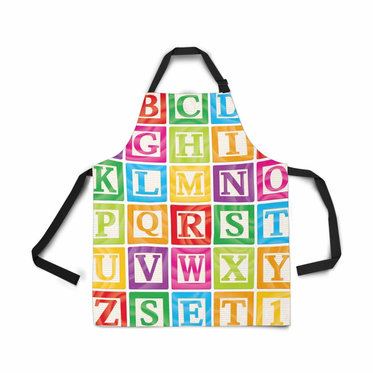 ASHLEIGH Capital Letters Alphabet Apron for Women Men Girls Chef with ...