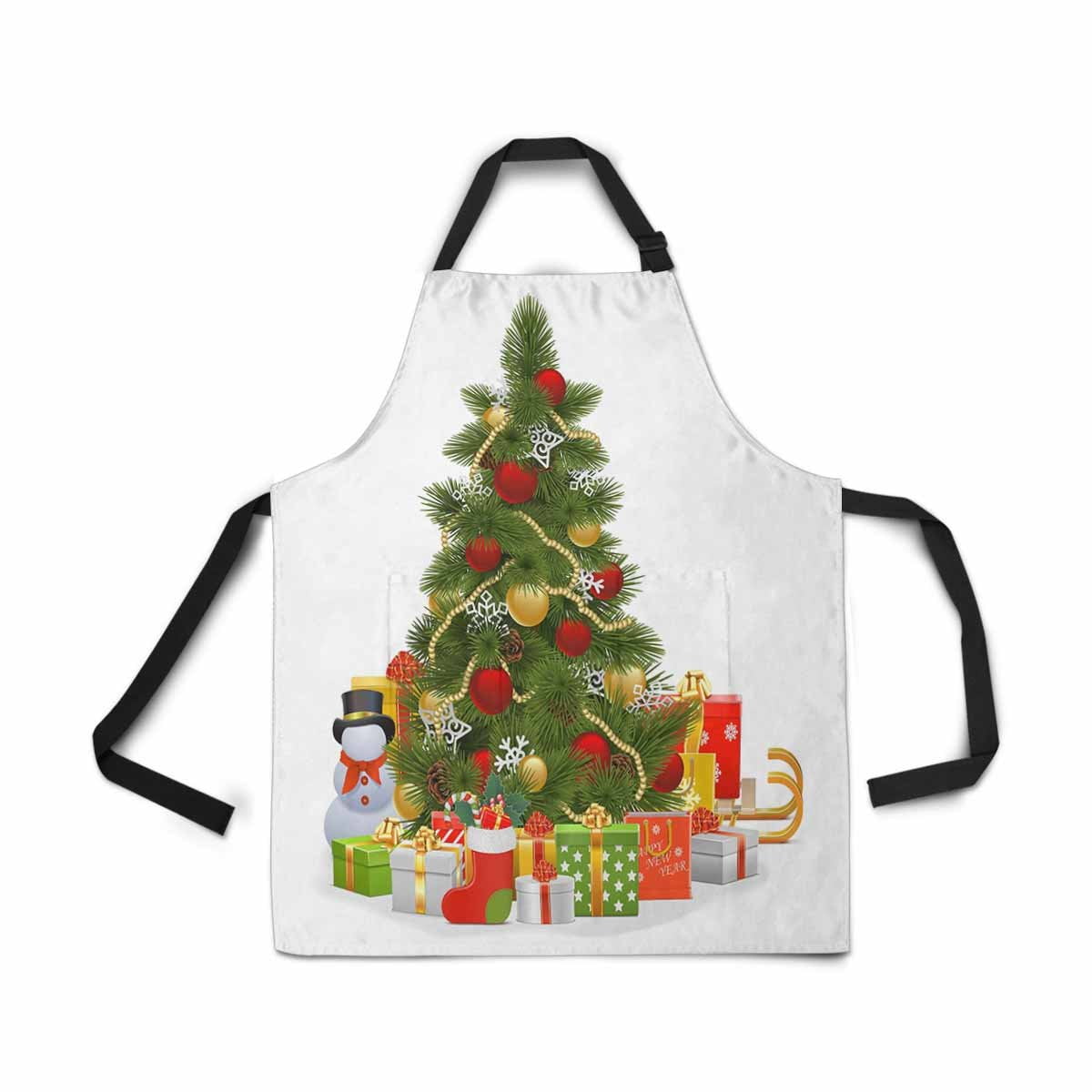 ASHLEIGH Christmas Tree Winter Snowflake Apron for Women Men Girls Chef ...