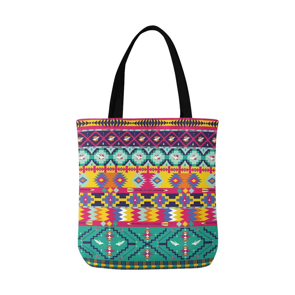ASHLEIGH Colorful Aztec With Birds Arrow Reusable Grocery Bags Shopping ...