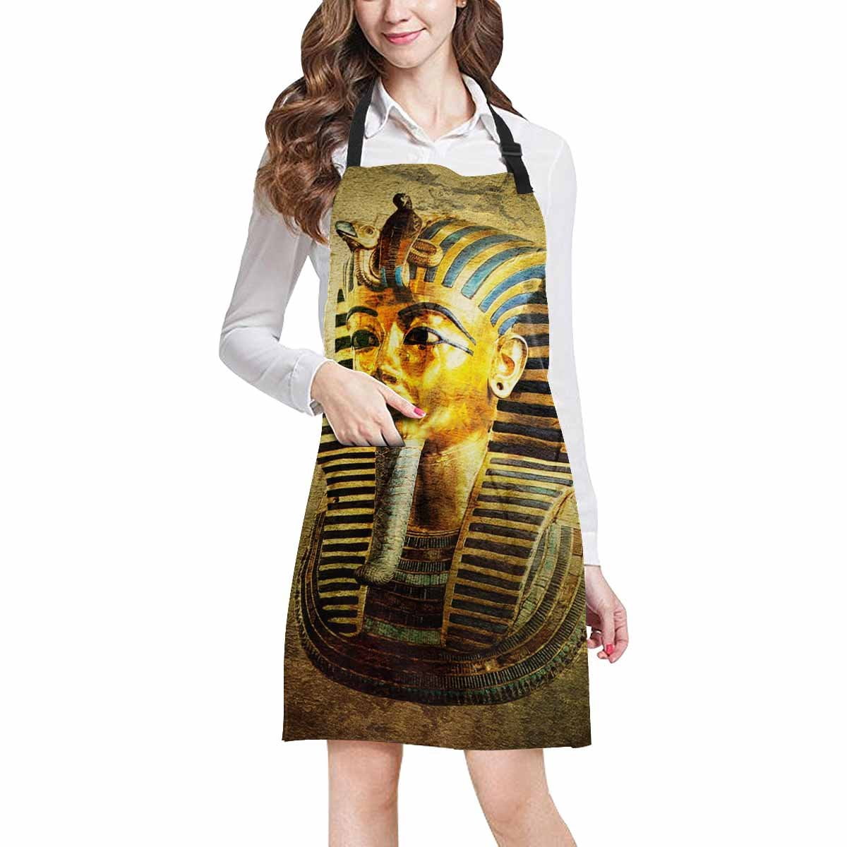 ASHLEIGH Egyptian Decor Ancient Egypt Tutankhamun Adjustable Bib Apron ...