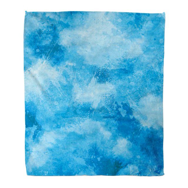 ASHLEIGH Flannel Throw Blanket Bright Colorful Splash Abstract ...
