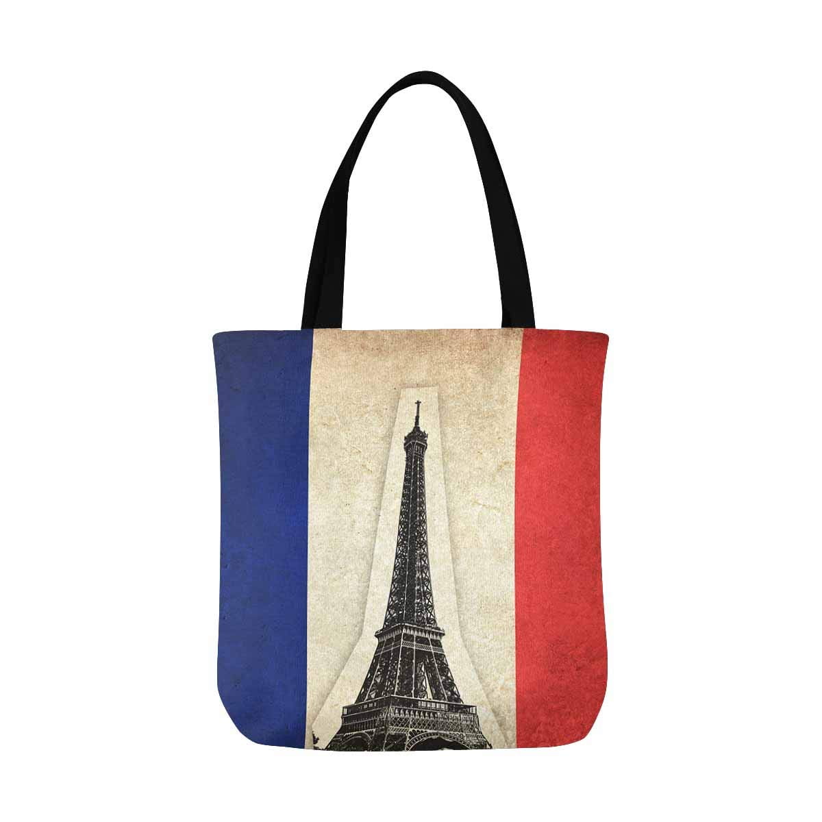 ASHLEIGH France French Country With Eiffel Tower Reusable Grocery Bags ...