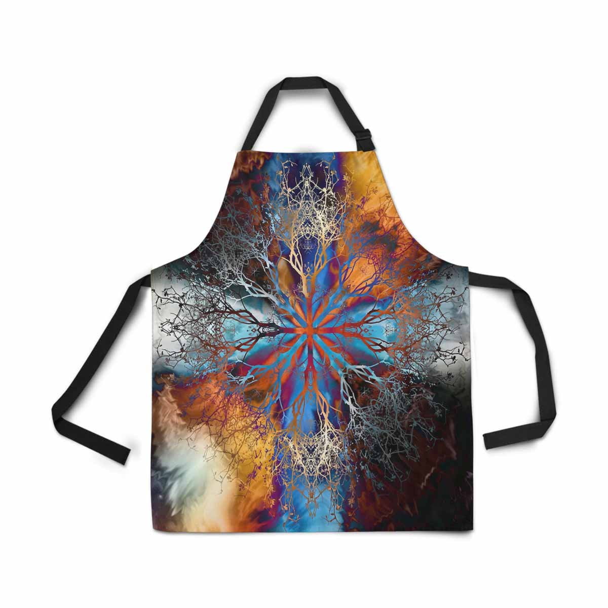 ASHLEIGH Ornamental Mandala Tree Pattern Apron Kitchen Cook for Women ...