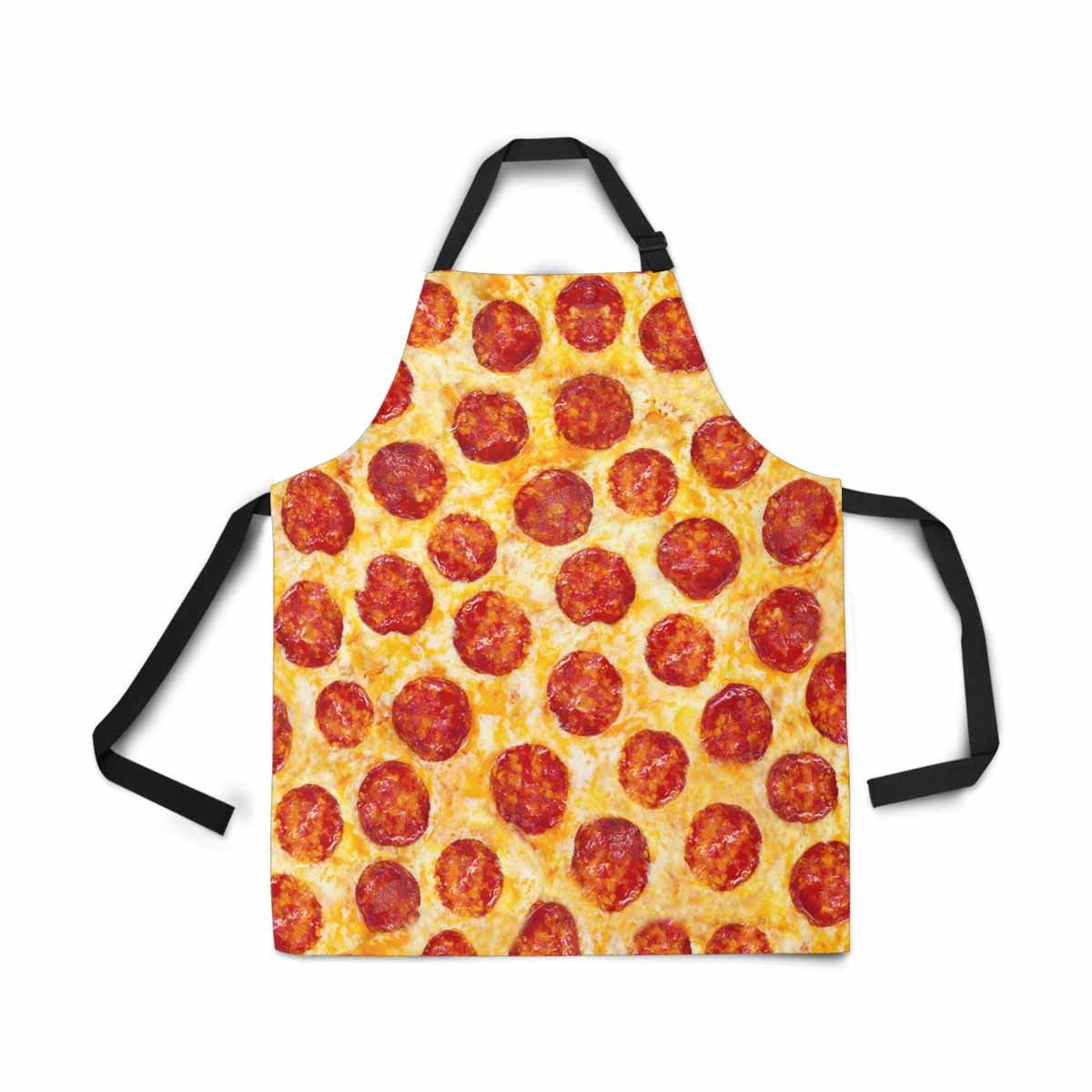 ASHLEIGH Pepperoni Pizza Italy Food Adjustable Bib Apron for Women Men ...