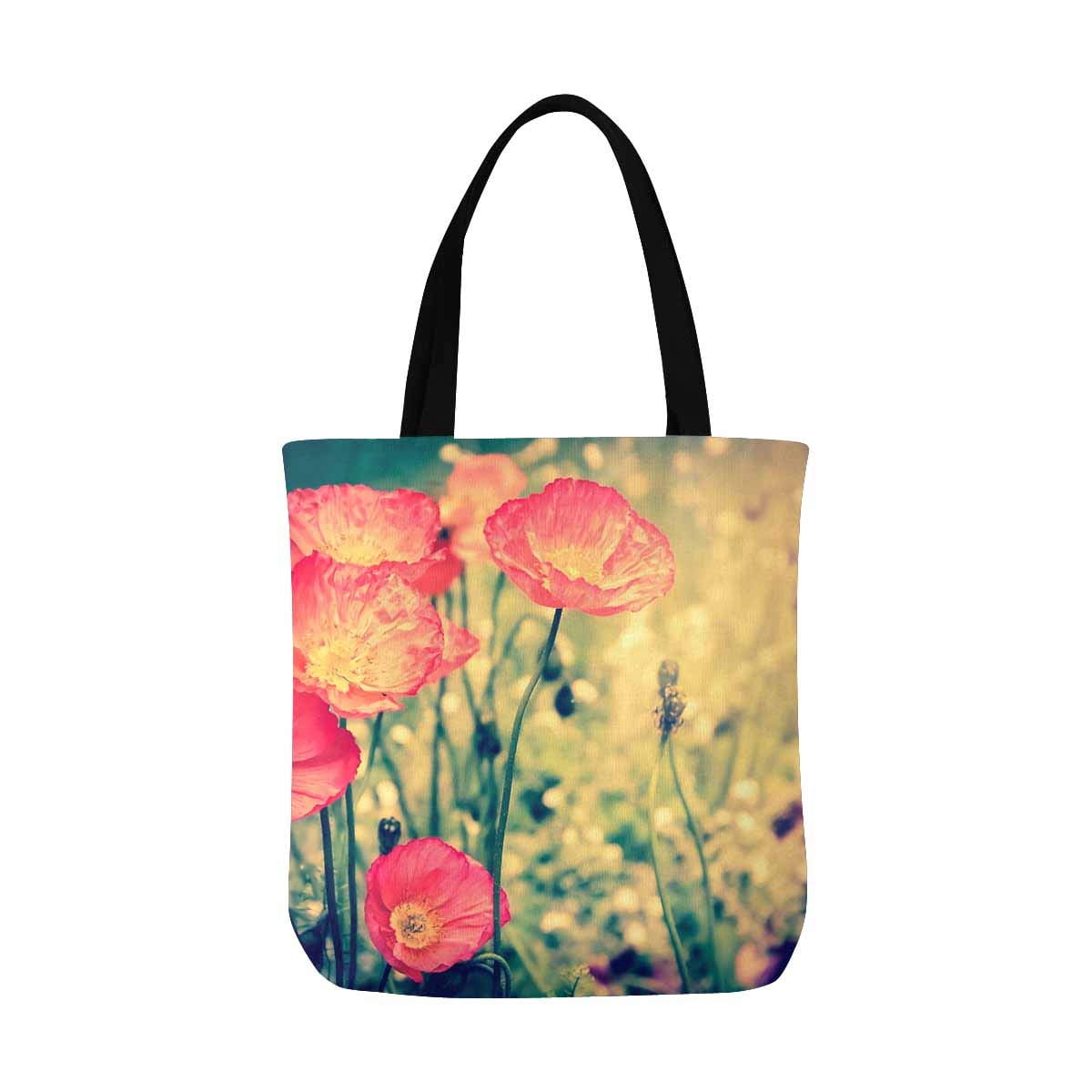 ASHLEIGH Red Poppies on the Meadow Reusable Grocery Bags Shopping Bag ...