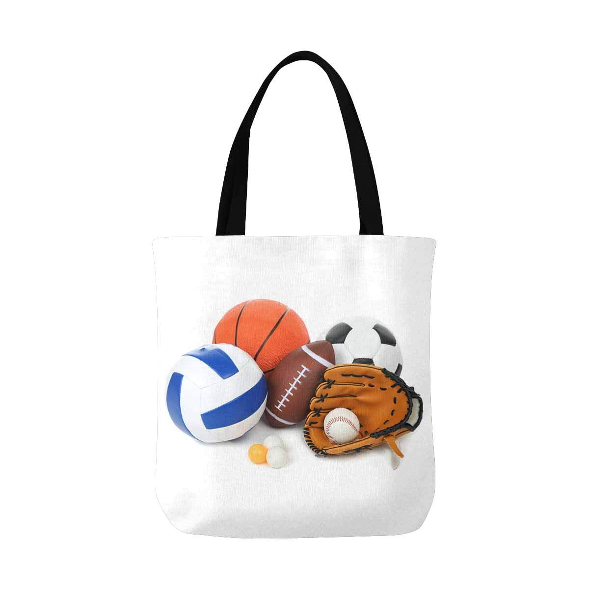 Ashleigh Sports Balls Collection Football Soccer Basketball Ping Pong Volleyball Washable Canvas