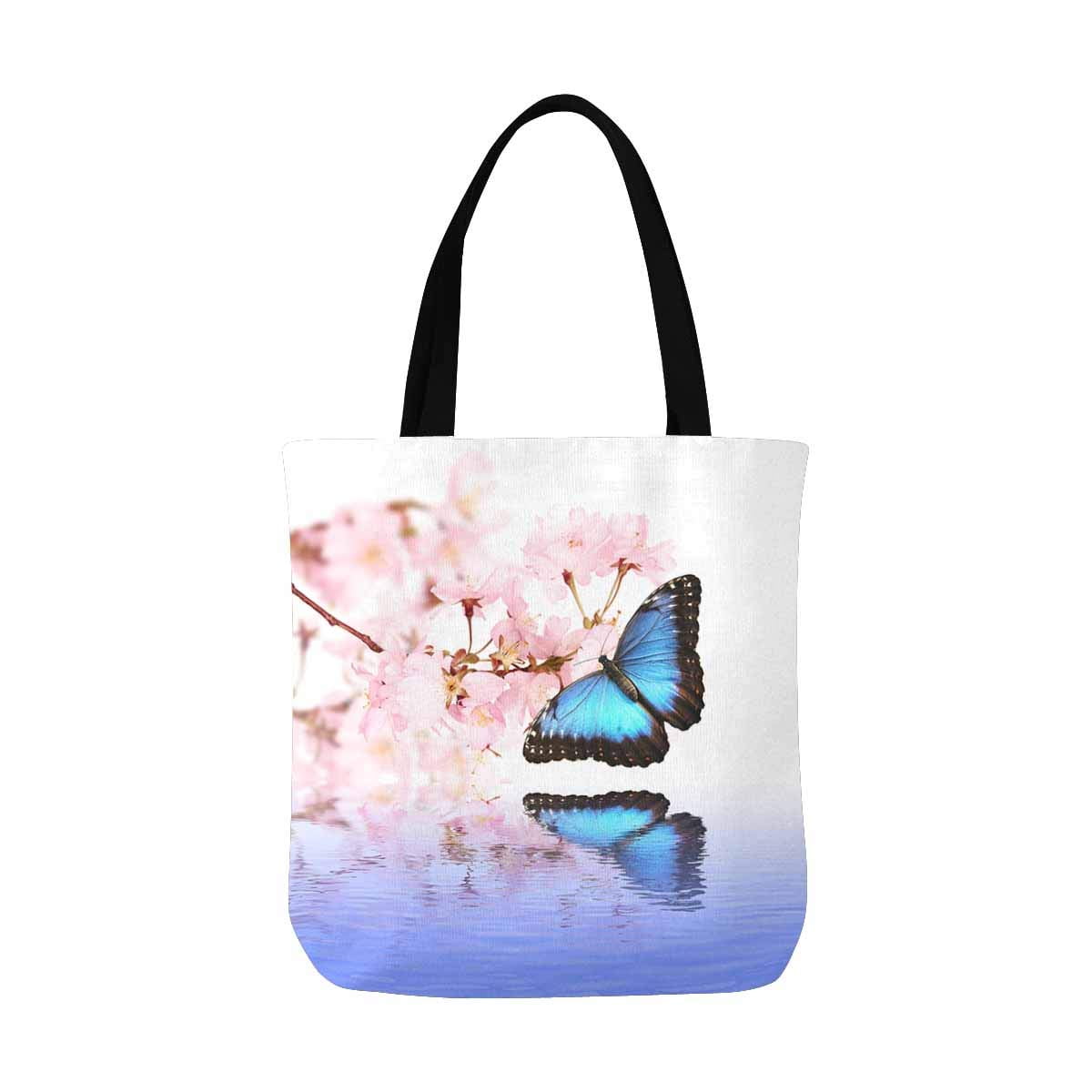ASHLEIGH Spring Blossoms With Butterfly Reusable Grocery Bags Shopping ...