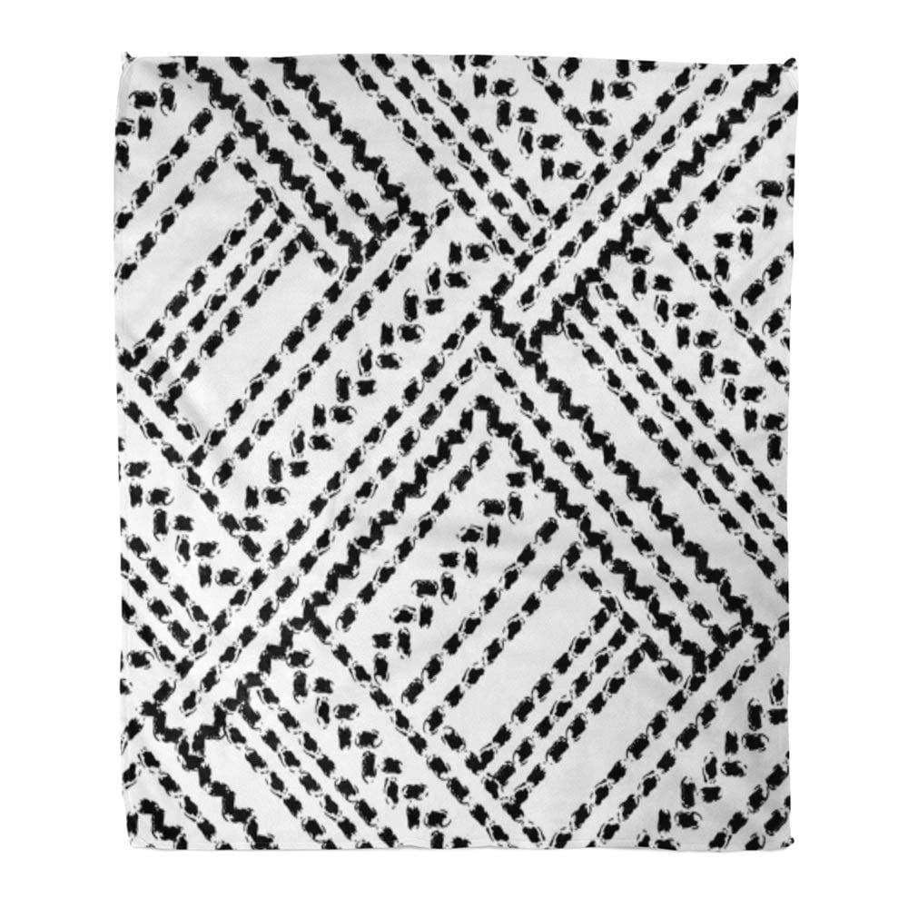 ASHLEIGH Throw Blanket Warm Cozy Print Flannel Watercolor Abstract ...