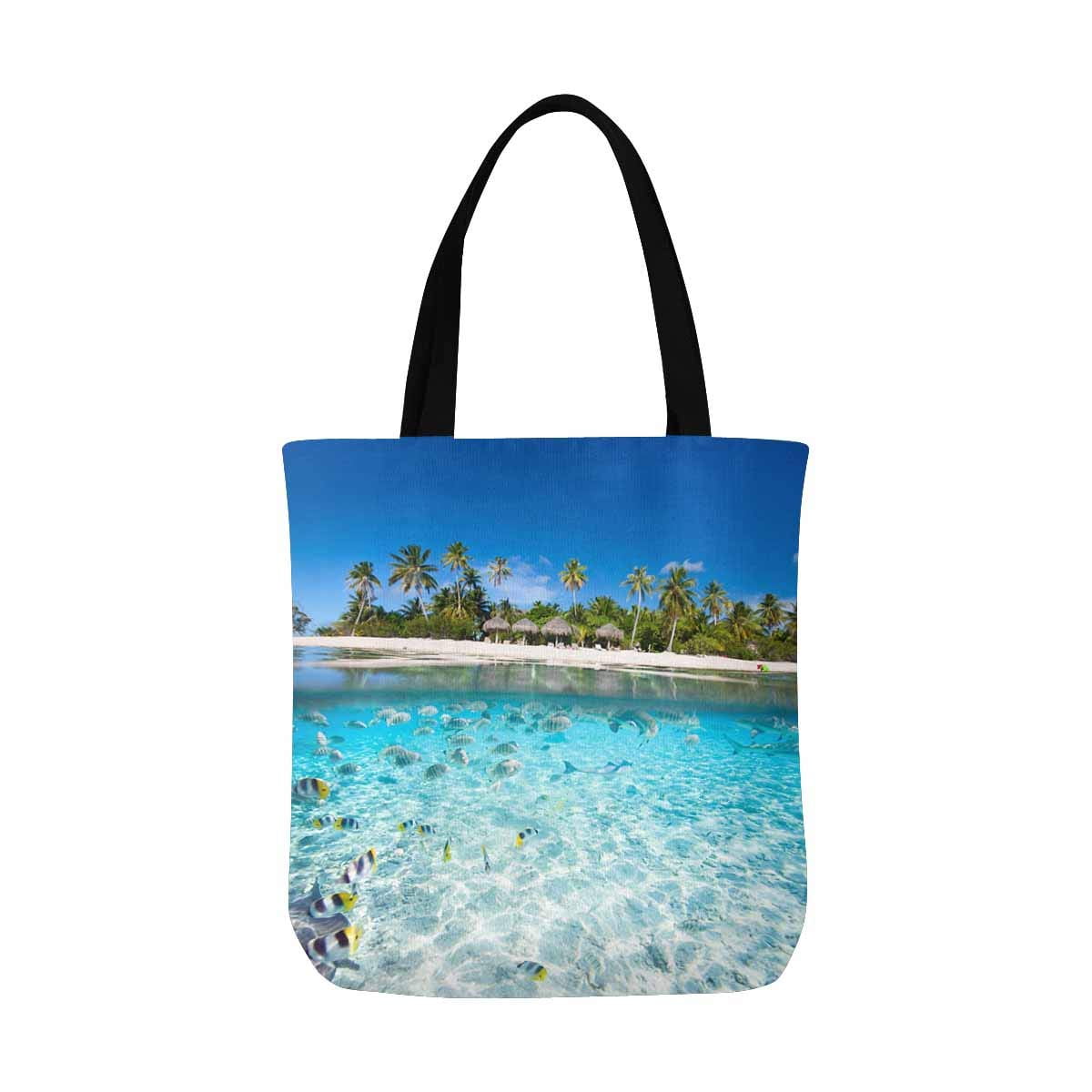 ASHLEIGH Tropical Ocean Seaside Reusable Grocery Bags Shopping Bag ...