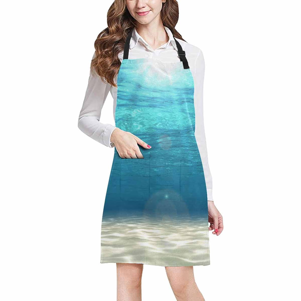 ASHLEIGH Tropical Summer White Sand with Sun Ray Under Sea Water Chef ...
