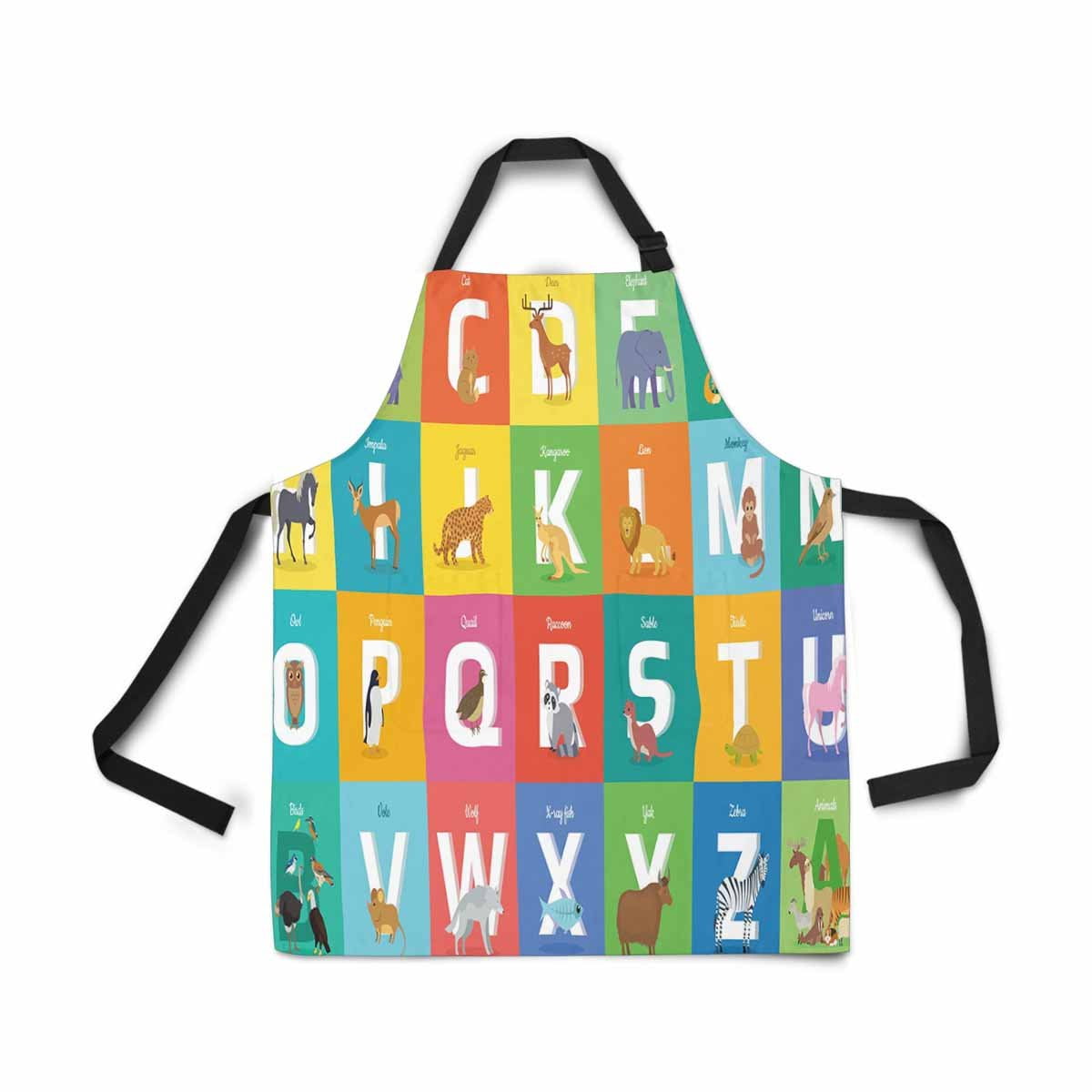 ASHLEIGH s Alphabet ABC Letter Apron for Women Men Girls Chef with ...