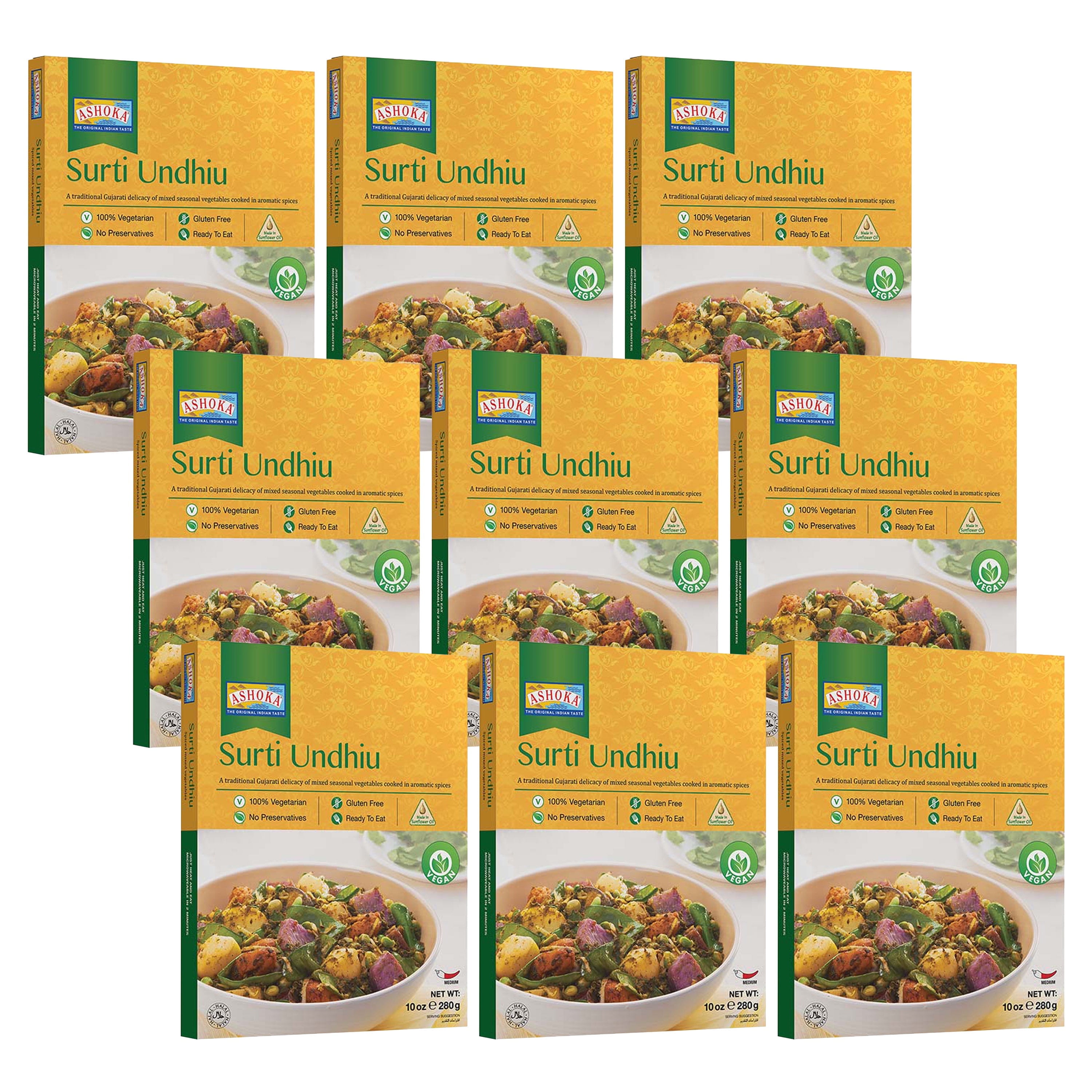 ASHOKA Microwavable Meals 1932, Plant-Based Curry, Mixed Vegetables ...
