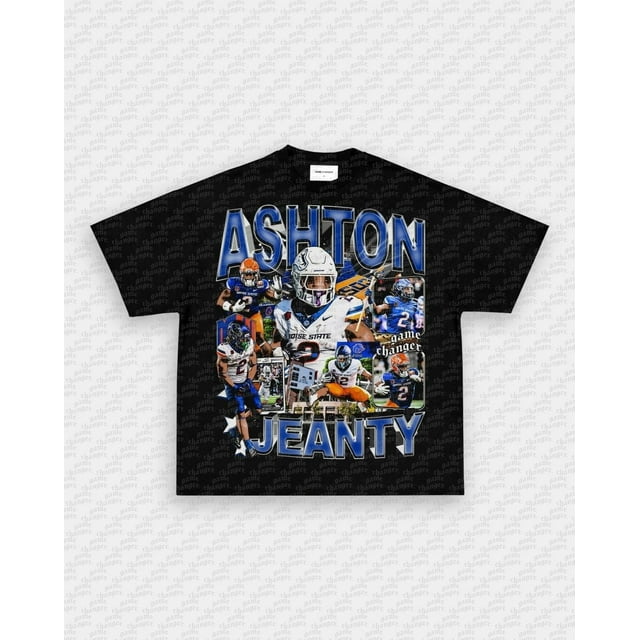 ASHTON JEANTY TEE, Football player shirt, gift for football fans, game ... ASHTON JEANTY TEE, Football player shirt, gift for football fans, game ...