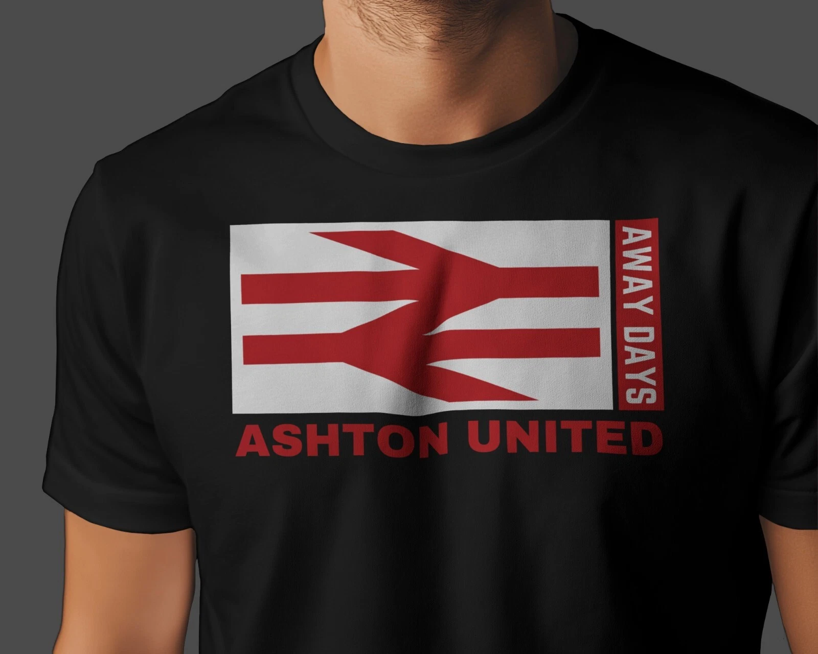 ASHTON UNITED Away Days T-Shirt | The Robins | Hurst Cross Greater ...