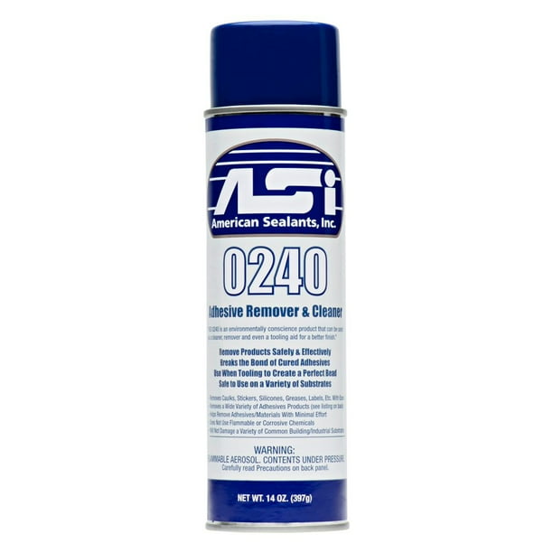 ASI 0240 Adhesive Remover & Cleaner Sprayable Liquid 14 Oz - Walmart ...