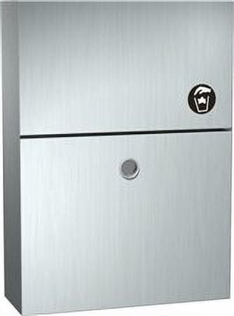 ASI 0473-A Surface Mounted End Stall Sanitary Disposal - Walmart.com