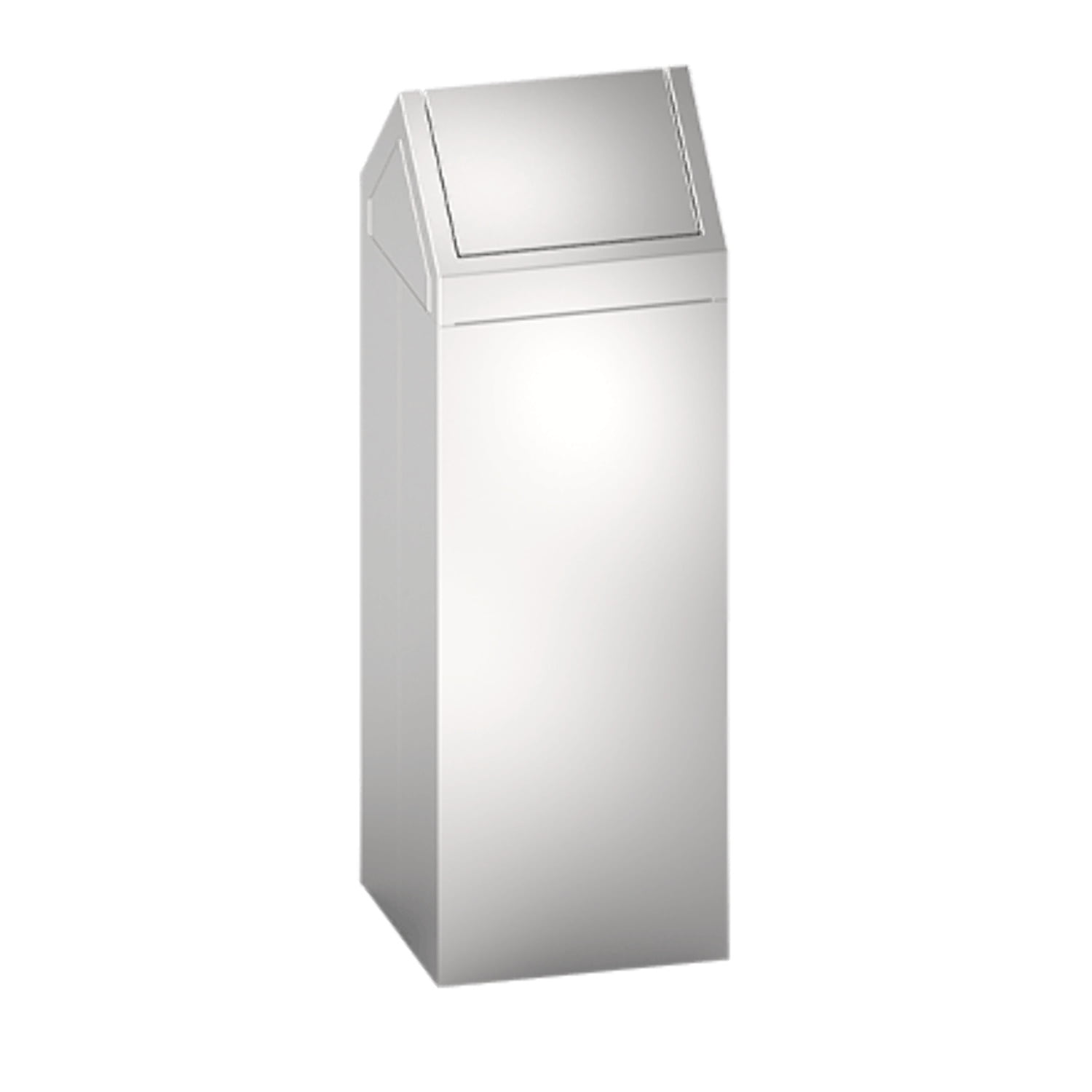 ASI 0839-T - Waste Receptacle with Dual Swing Top - 19 gal. - Free ...